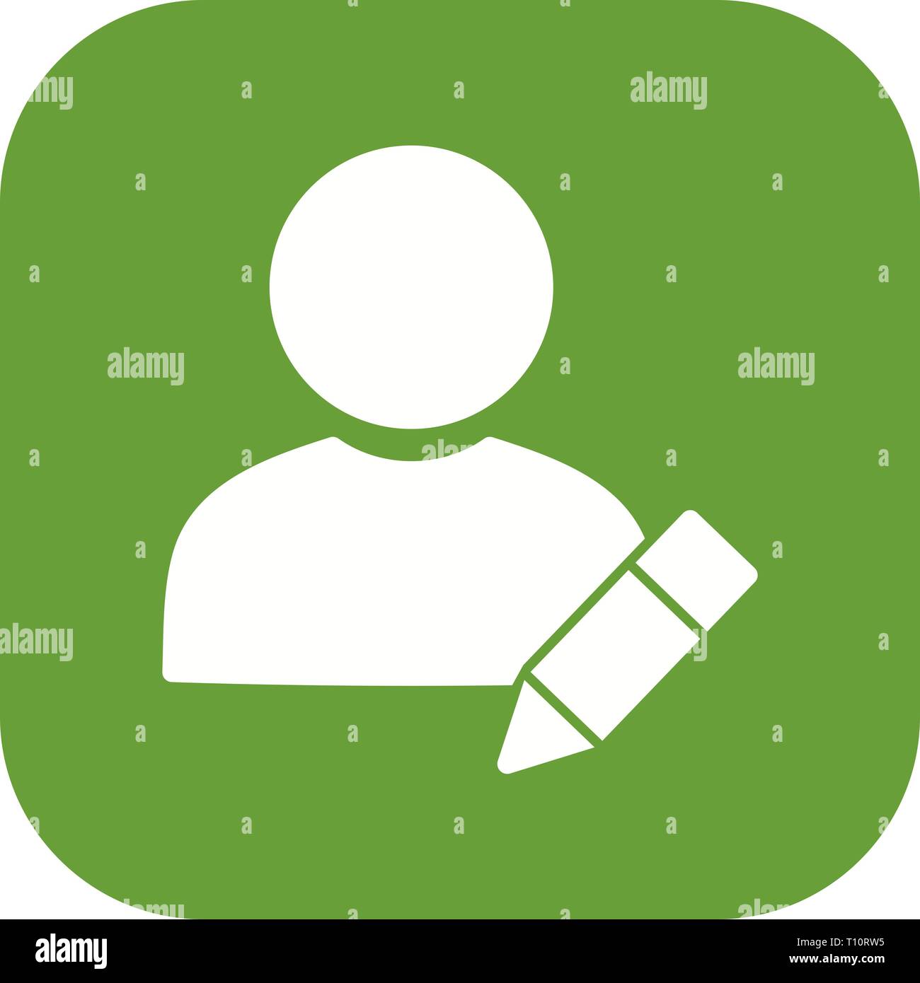 Edit profile icon hi-res stock photography and images - Alamy