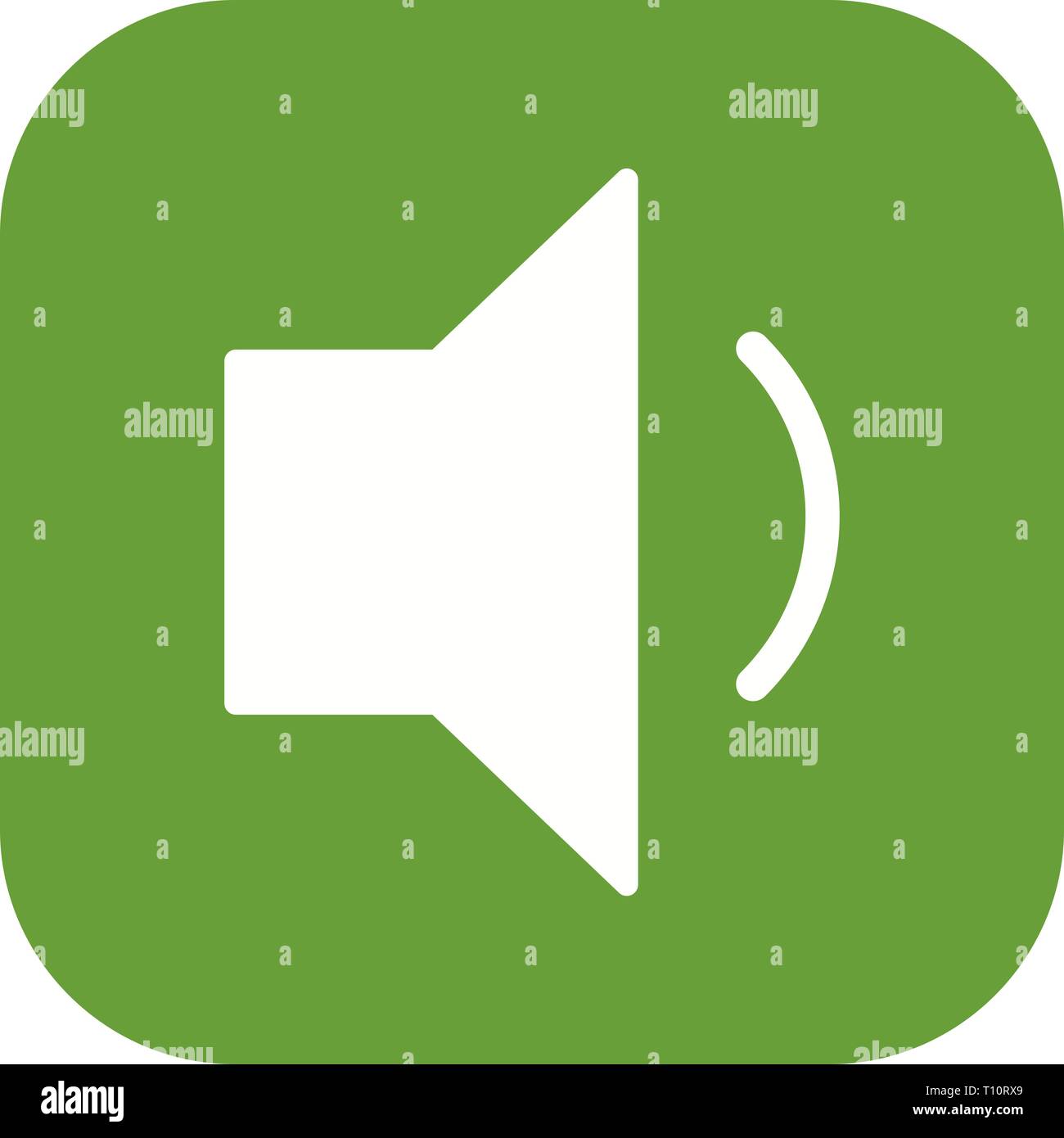 Illustration Low Volume Icon Stock Photo - Alamy