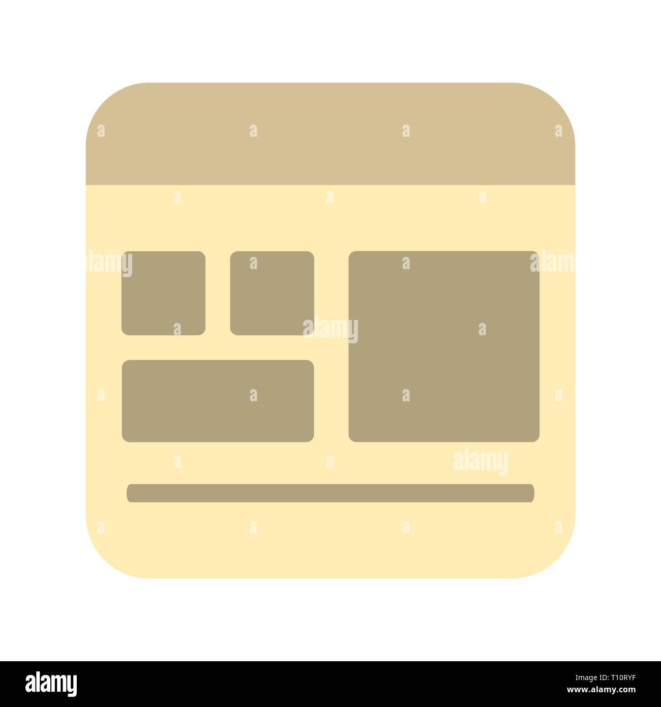 Illustration Template Icon Stock Photo - Alamy