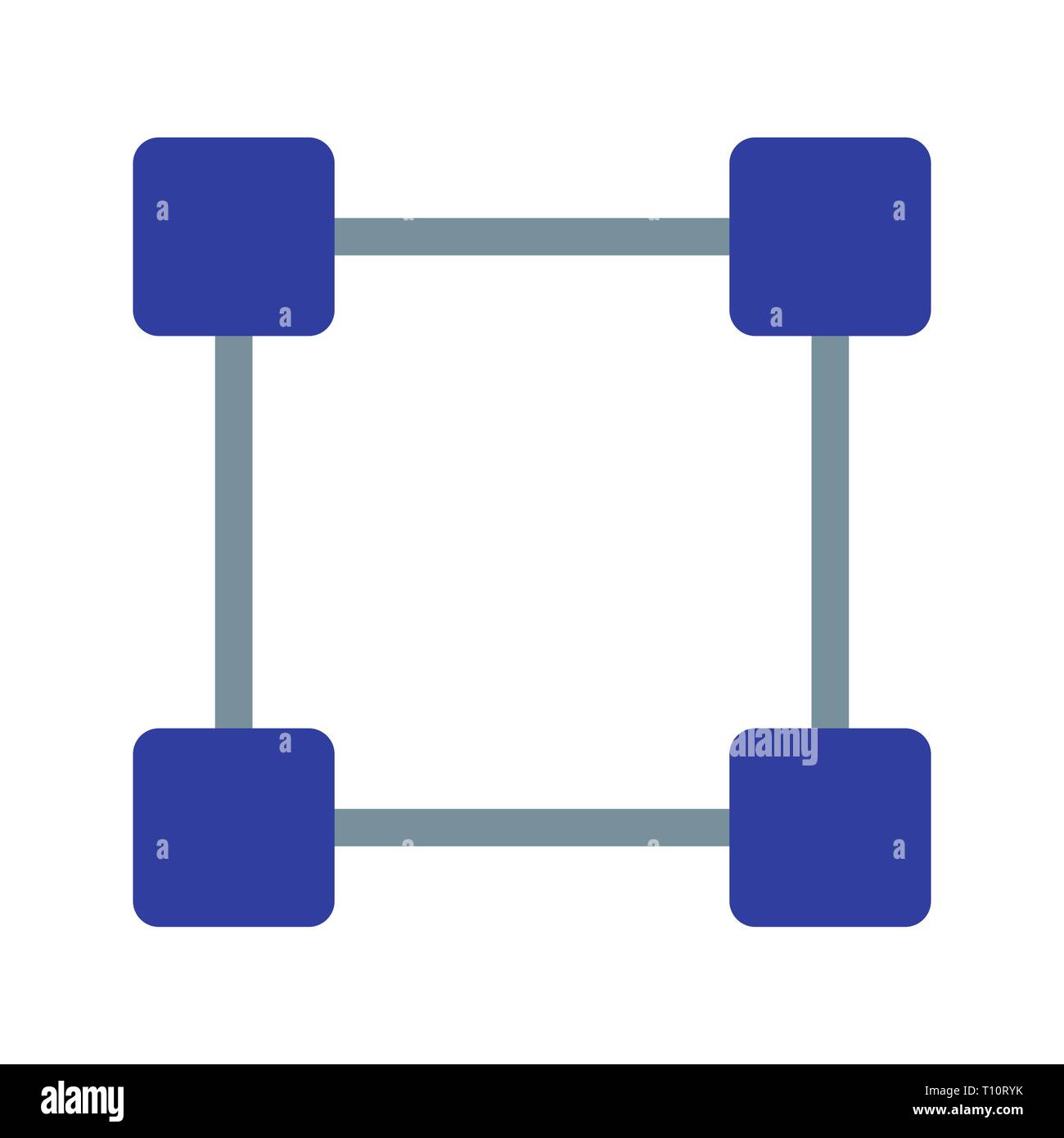 Illustration Dragging Icon Stock Photo - Alamy