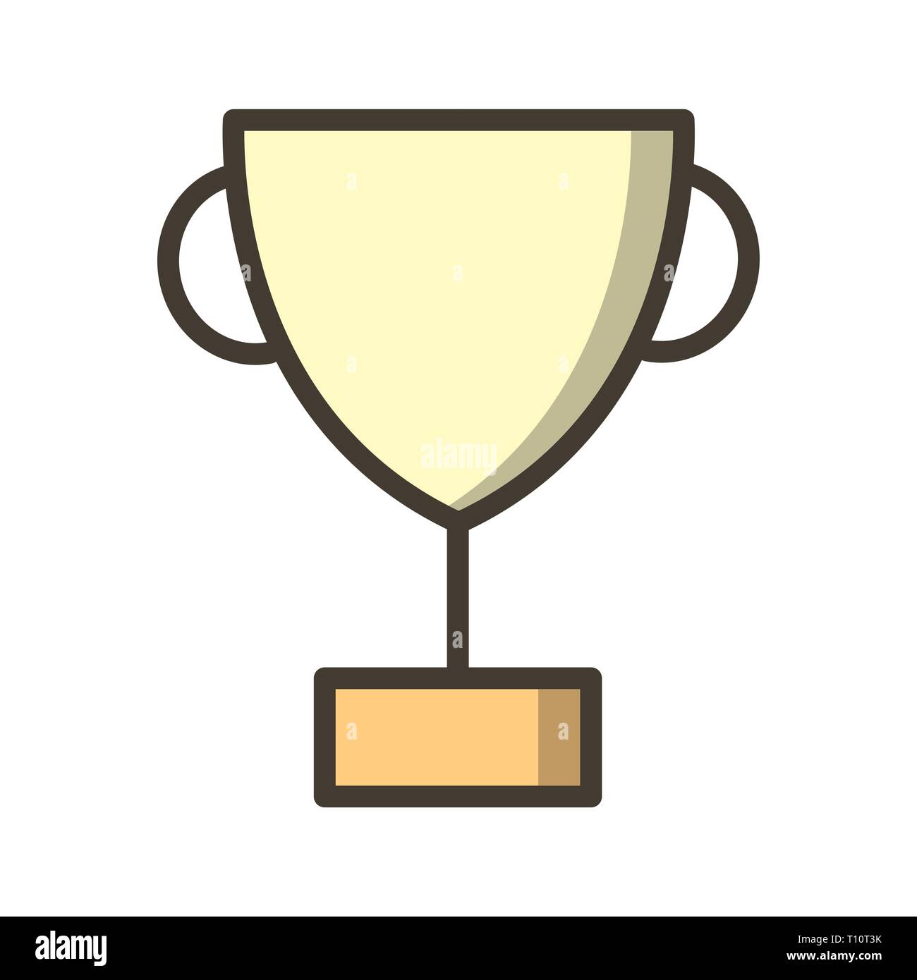 Vector Cup Icon Stock Photo - Alamy