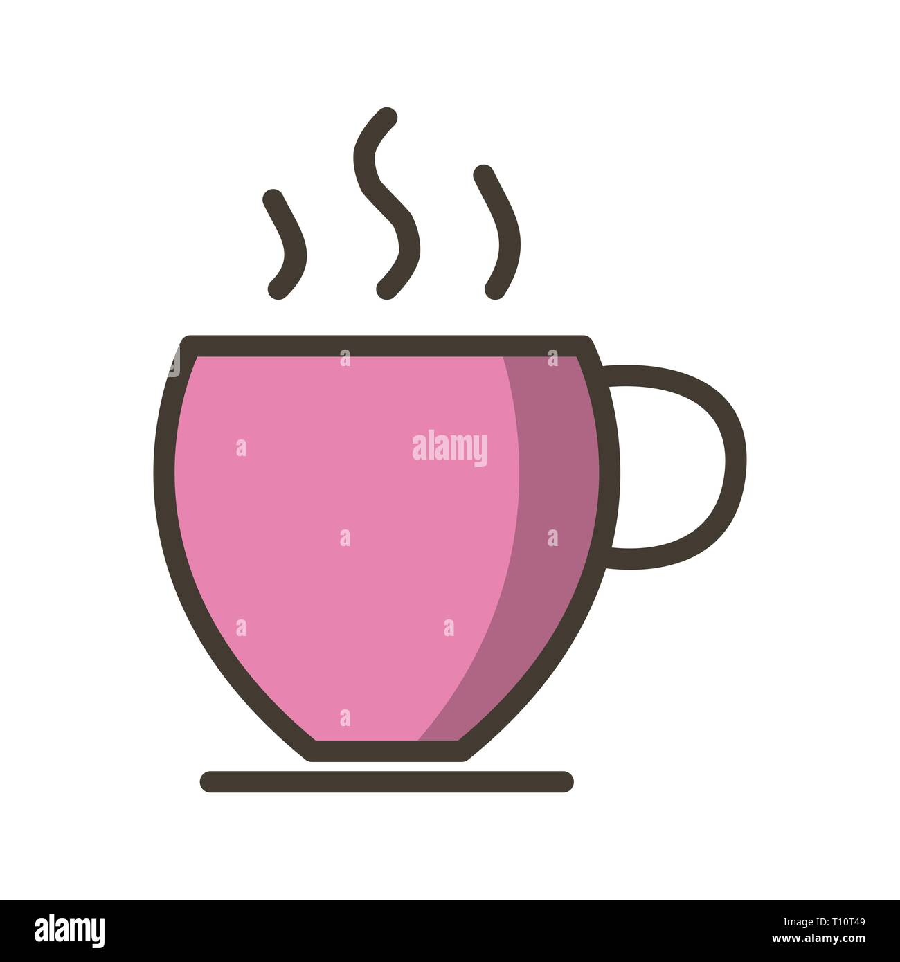 Vector Tea Icon Stock Photo - Alamy
