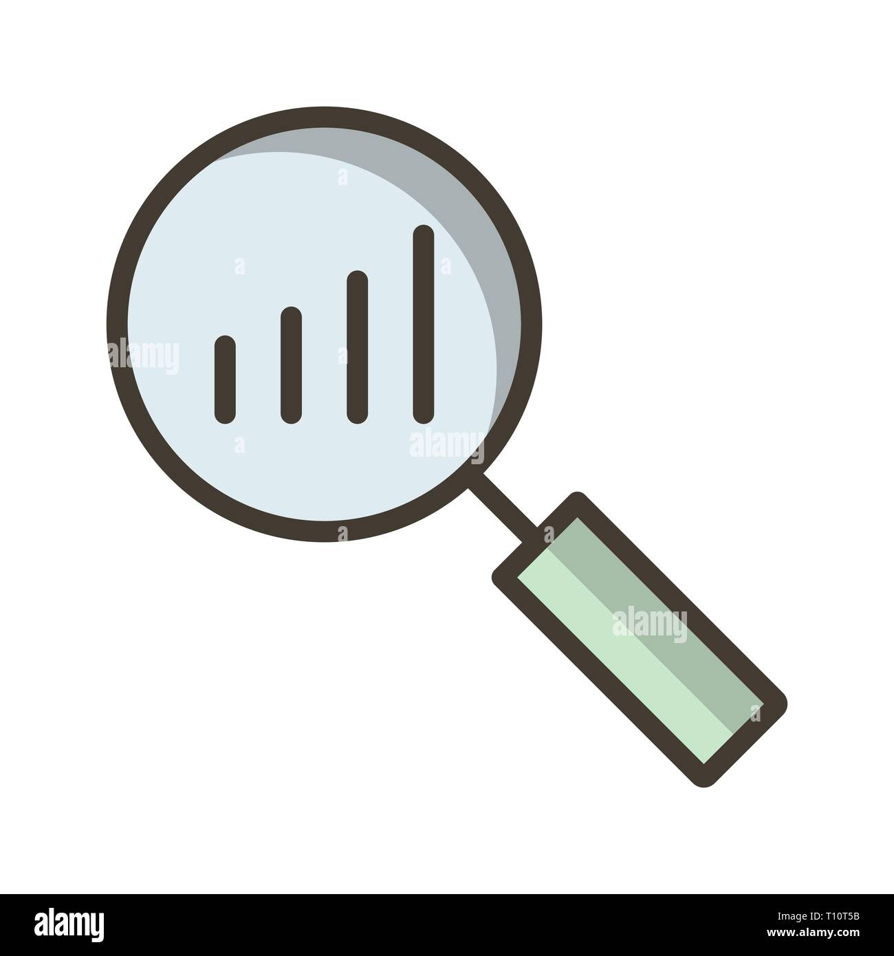 Vector Analysis Icon Stock Photo - Alamy