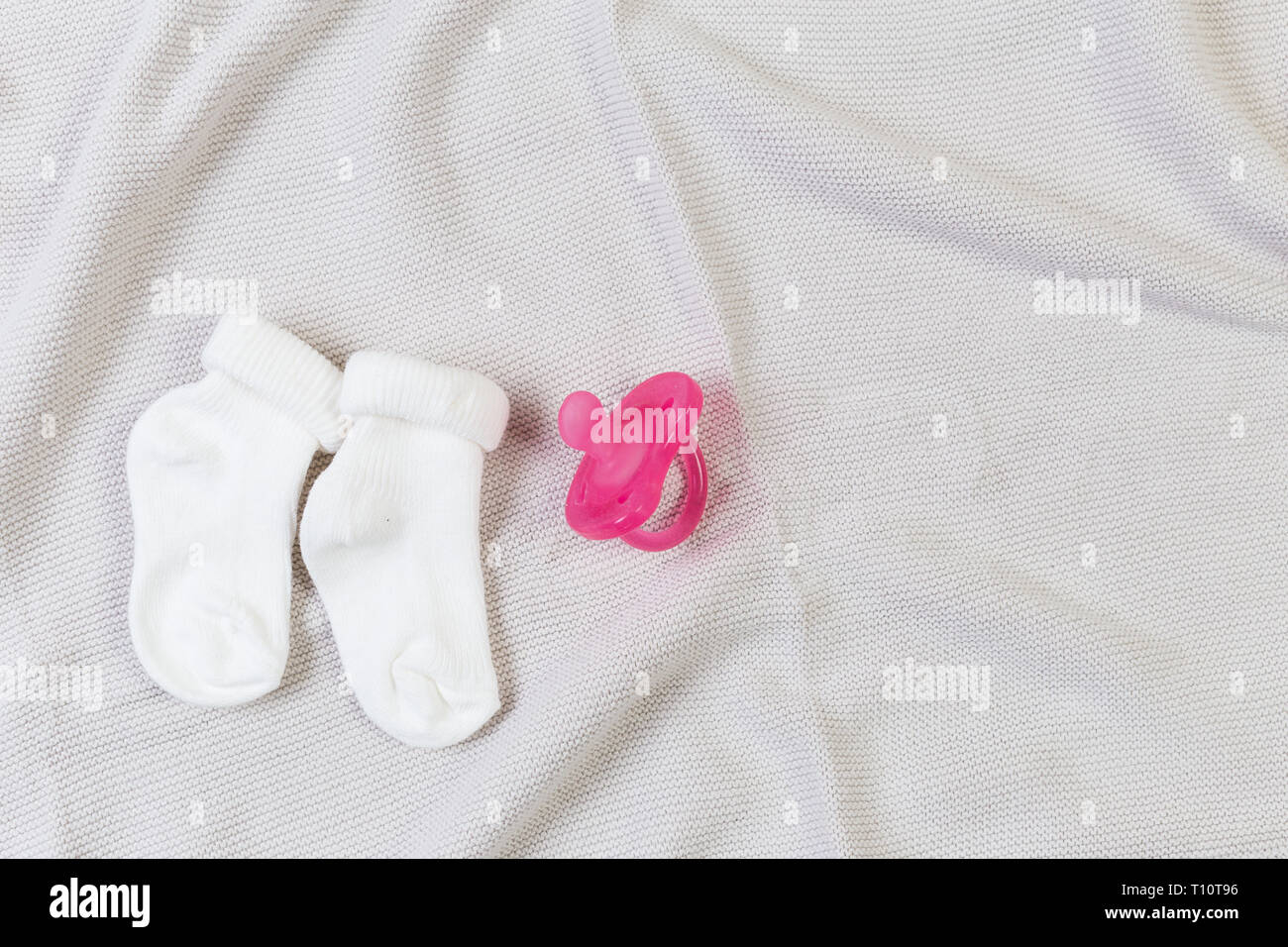 Collection of items for babies Stock Photo - Alamy