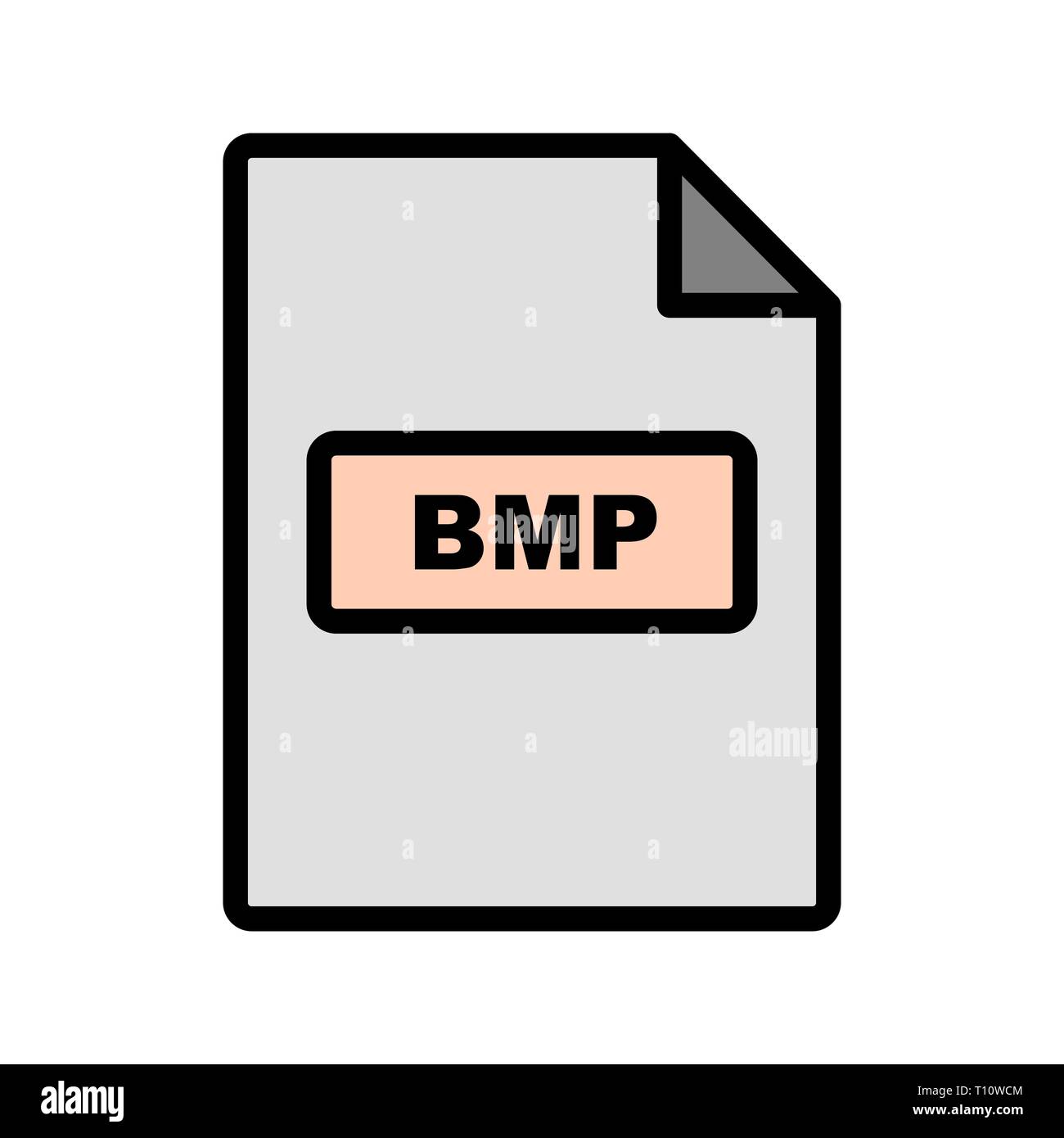 Illustration BMP Icon Stock Photo - Alamy