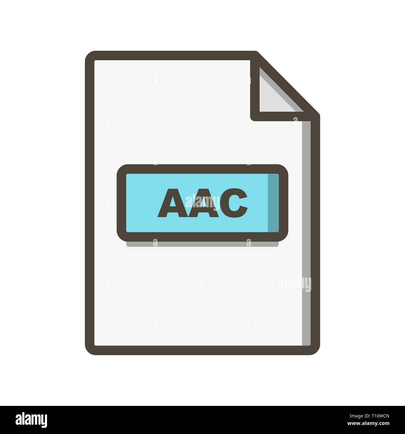 Illustration AAC Icon Stock Photo - Alamy