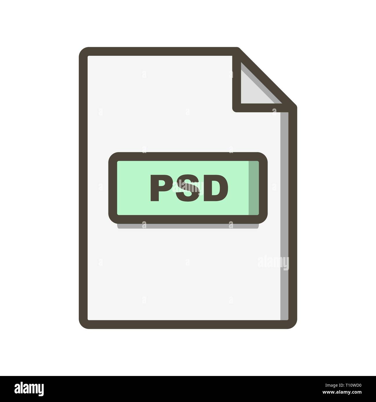 Illustration PSD Icon Stock Photo - Alamy