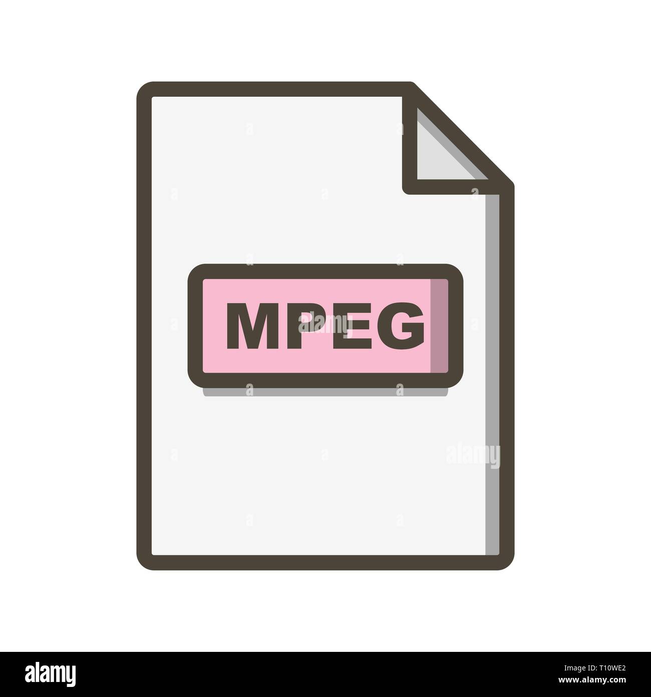 Mpeg file Cut Out Stock Images & Pictures - Alamy