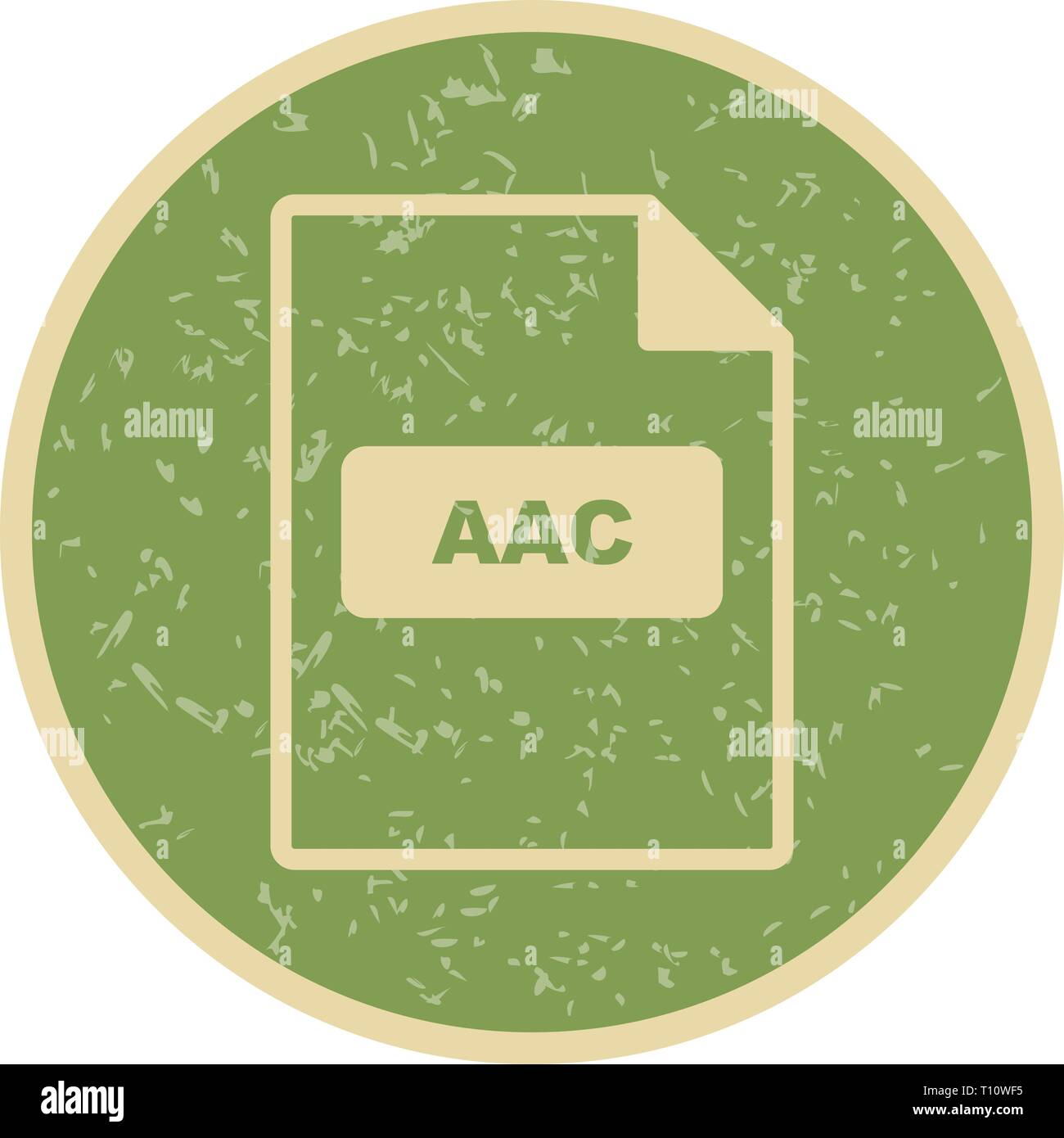Illustration AAC Icon Stock Photo - Alamy