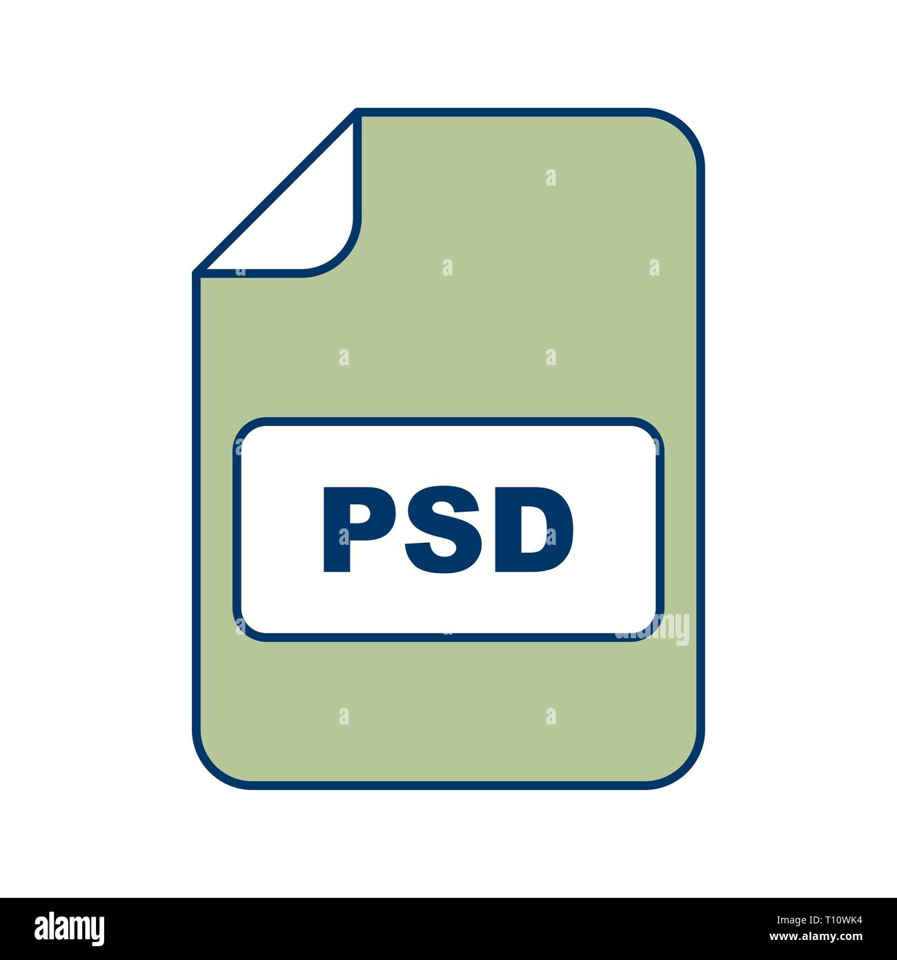 Illustration PSD Icon Stock Photo - Alamy