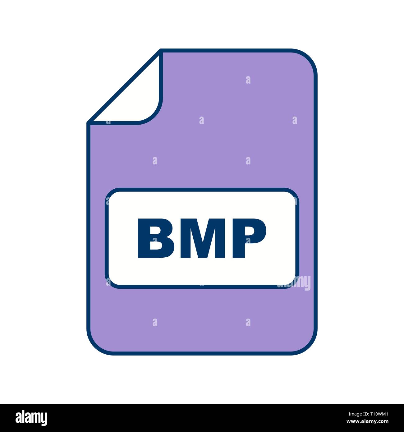 Illustration BMP Icon Stock Photo - Alamy