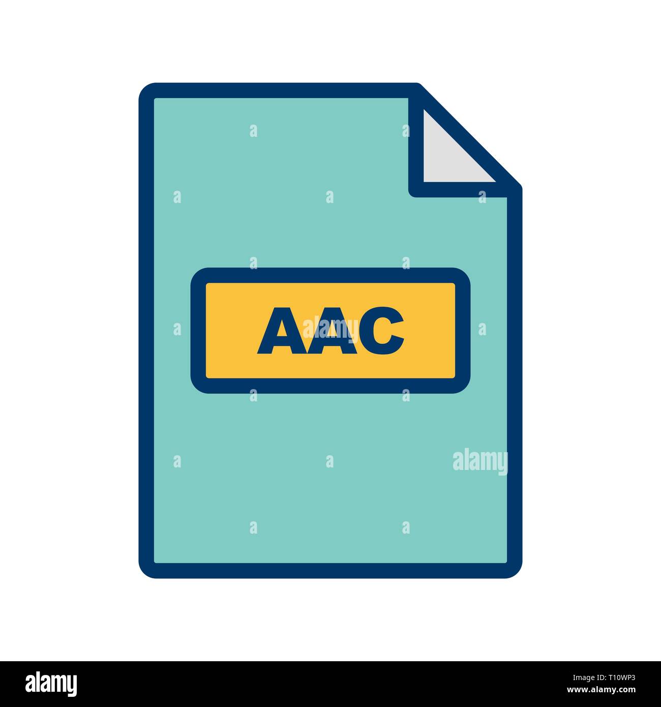 Illustration AAC Icon Stock Photo - Alamy