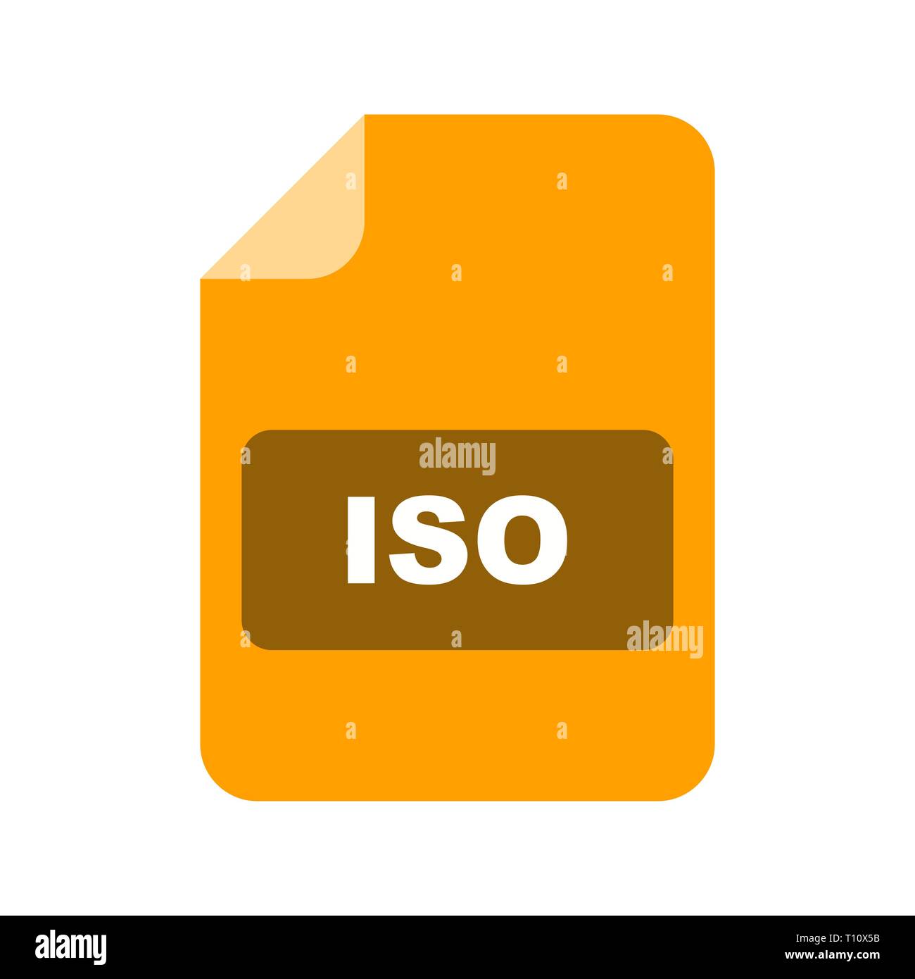 Illustration ISO Icon Stock Photo - Alamy