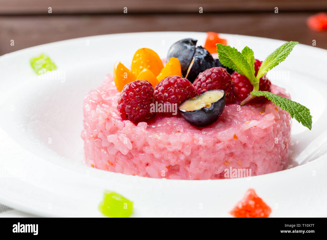 pink mochi japanese sweet rice treat Stock Photo - Alamy