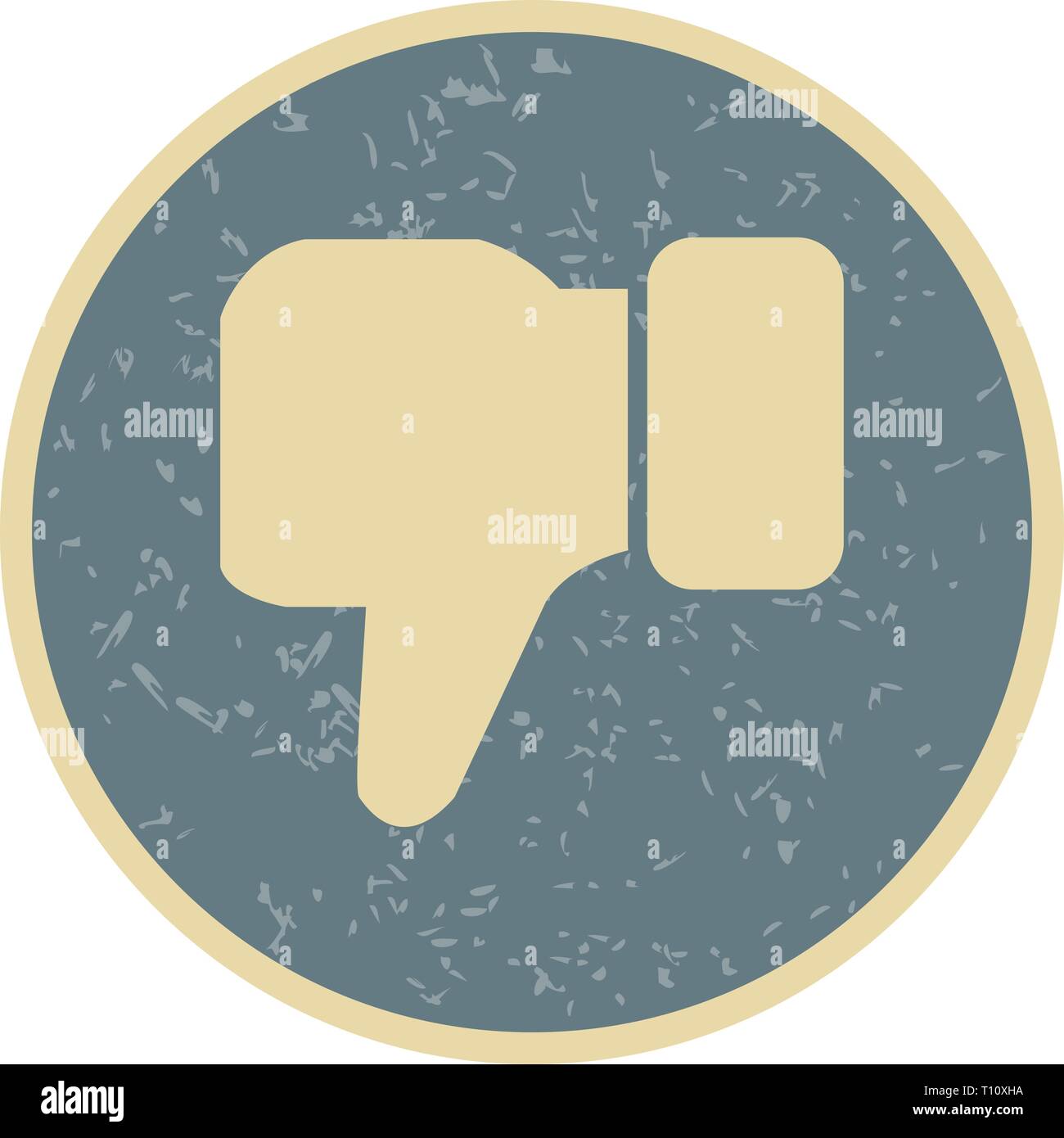 Illustration Dislike Icon Stock Photo - Alamy