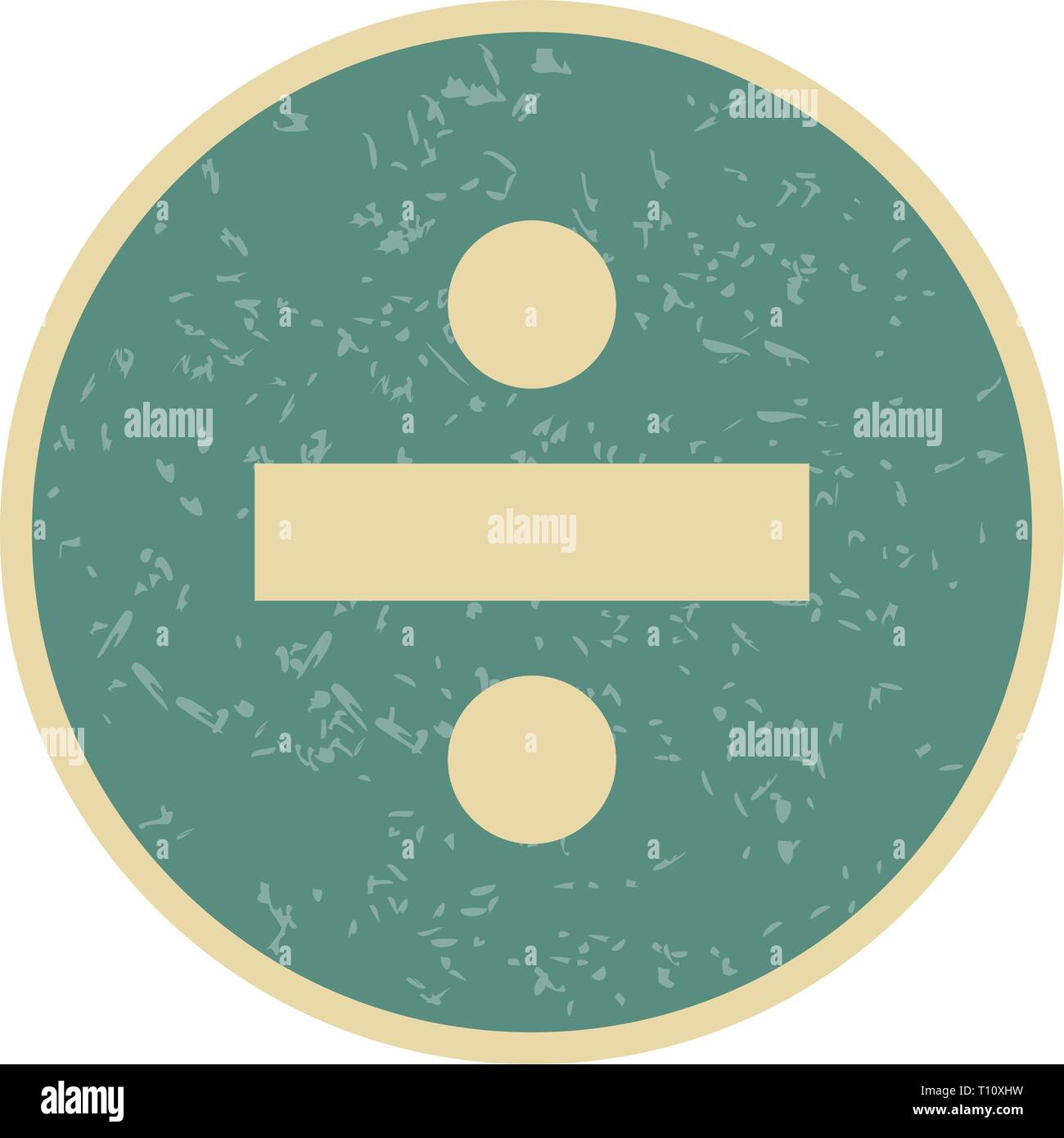 Illustration Divide Icon Stock Photo - Alamy