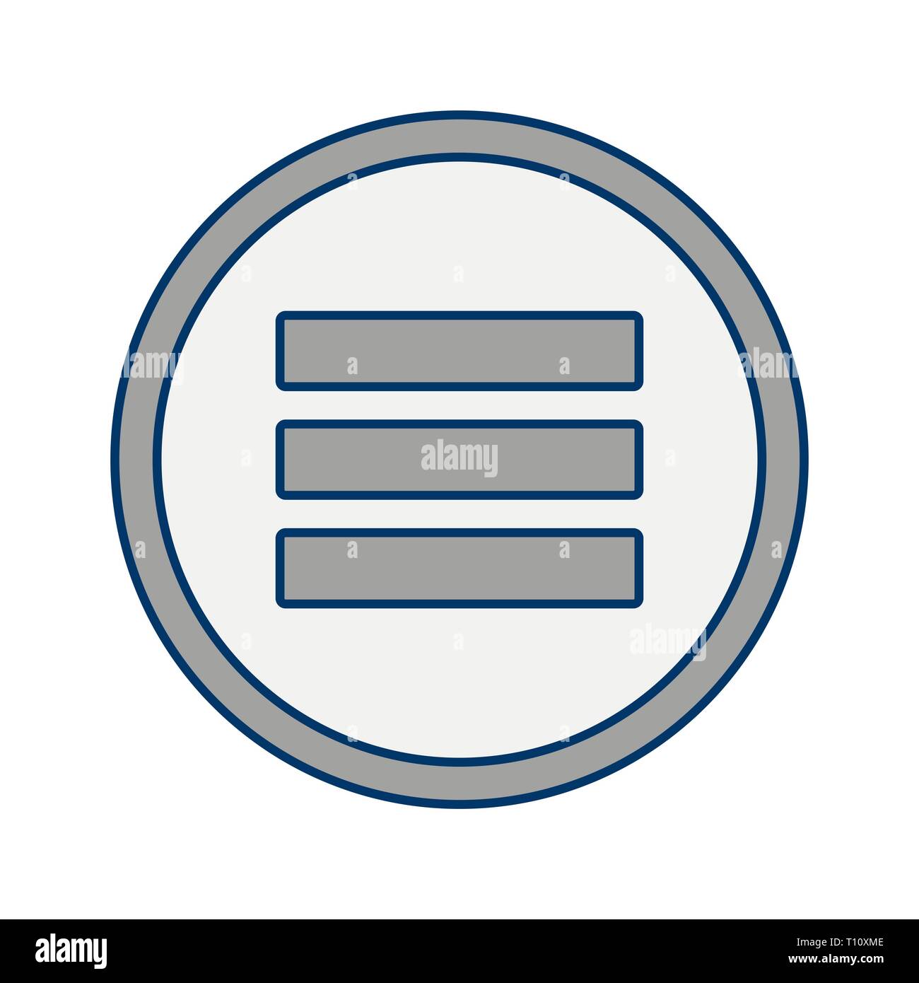Illustration Menu Icon Stock Photo - Alamy