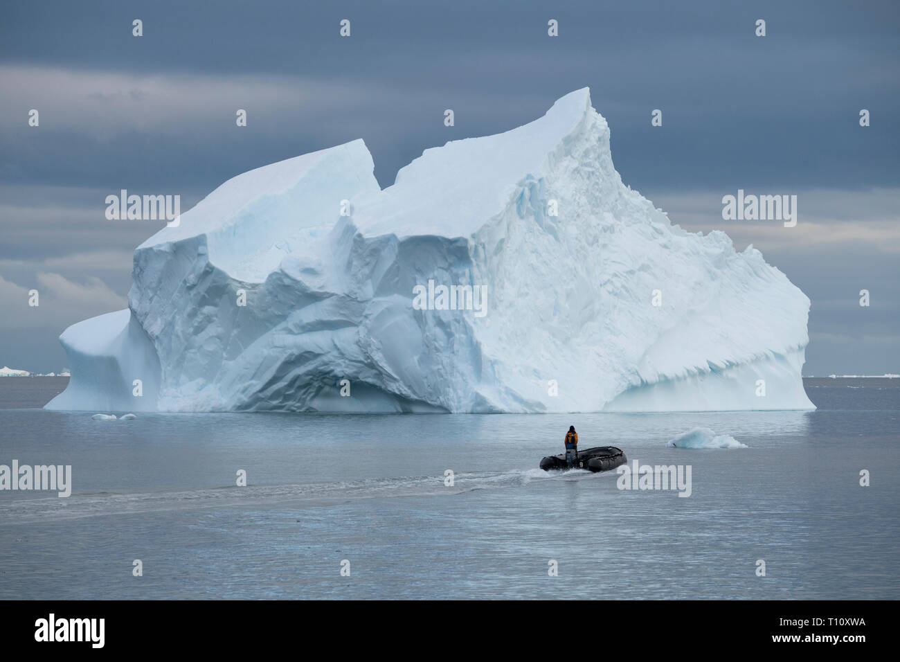 Antarctica below the Antarctic Circle. Antarctic peninsula, Red Rock ...