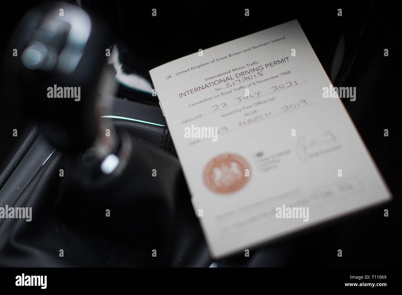 An International Driving Permit. United Kingdom driving licence holders ...