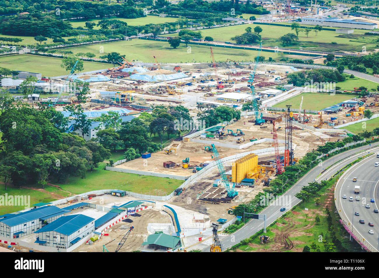 Aerial view with the straits hi-res stock photography and images - Alamy