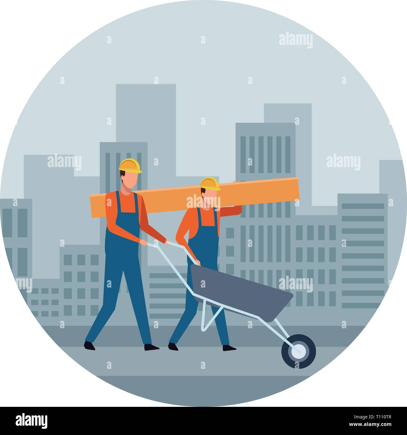 Construction teamwork avatar Stock Vector Image & Art - Alamy