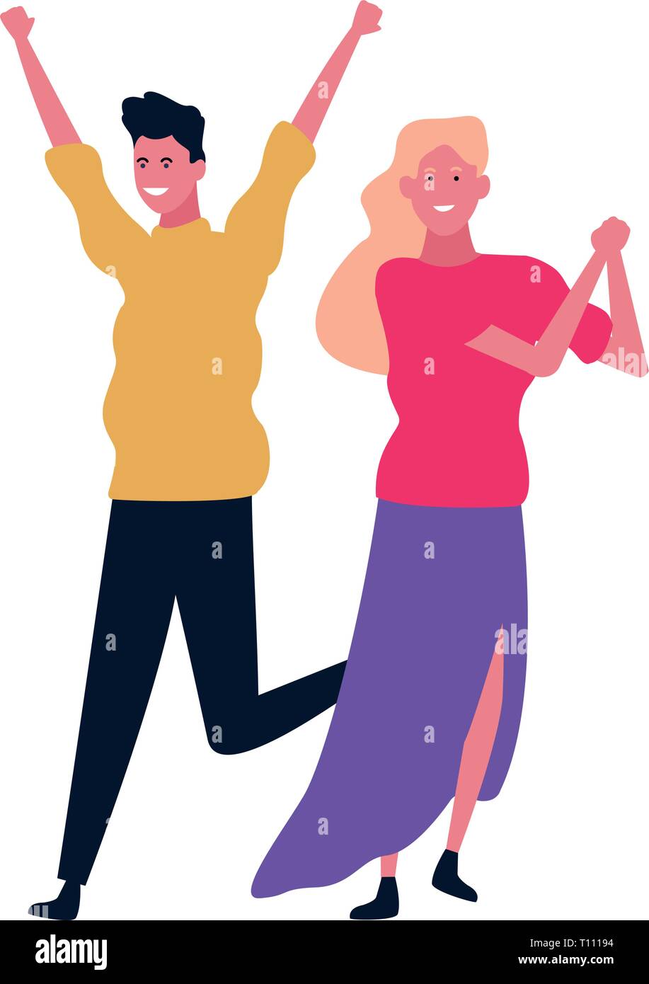 Cute adult woman having Stock Vector Images - Alamy