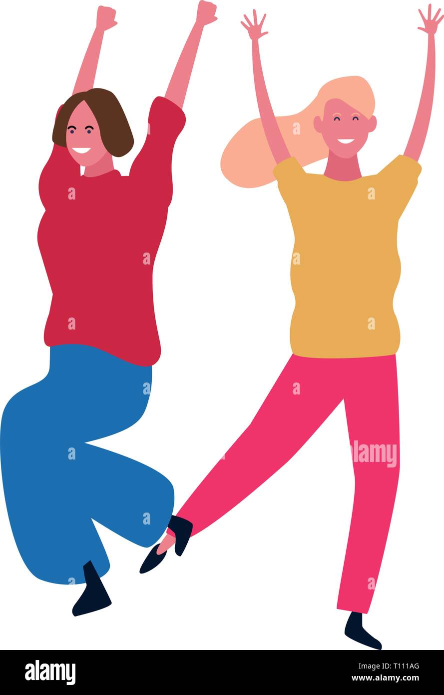 Two women friends cartoon Stock Vector Image & Art - Alamy