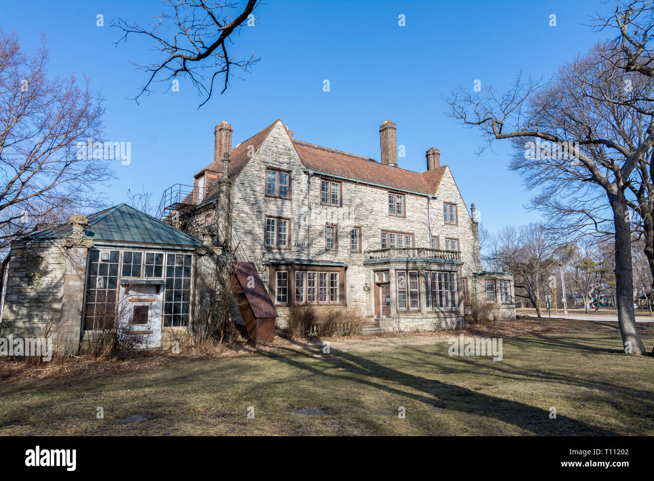 The wind point lighthouse (or windpoint light station) stands at 108 ...