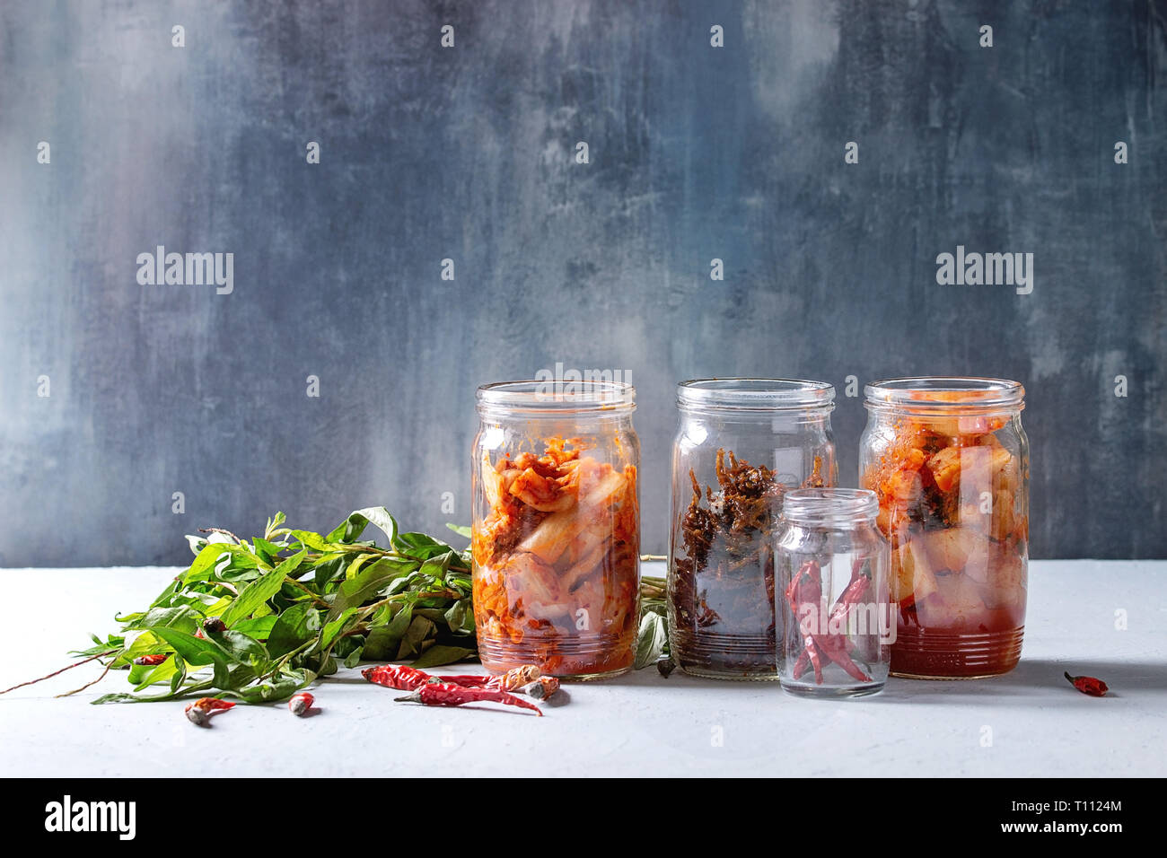 Korean appetizer kimchi Stock Photo - Alamy