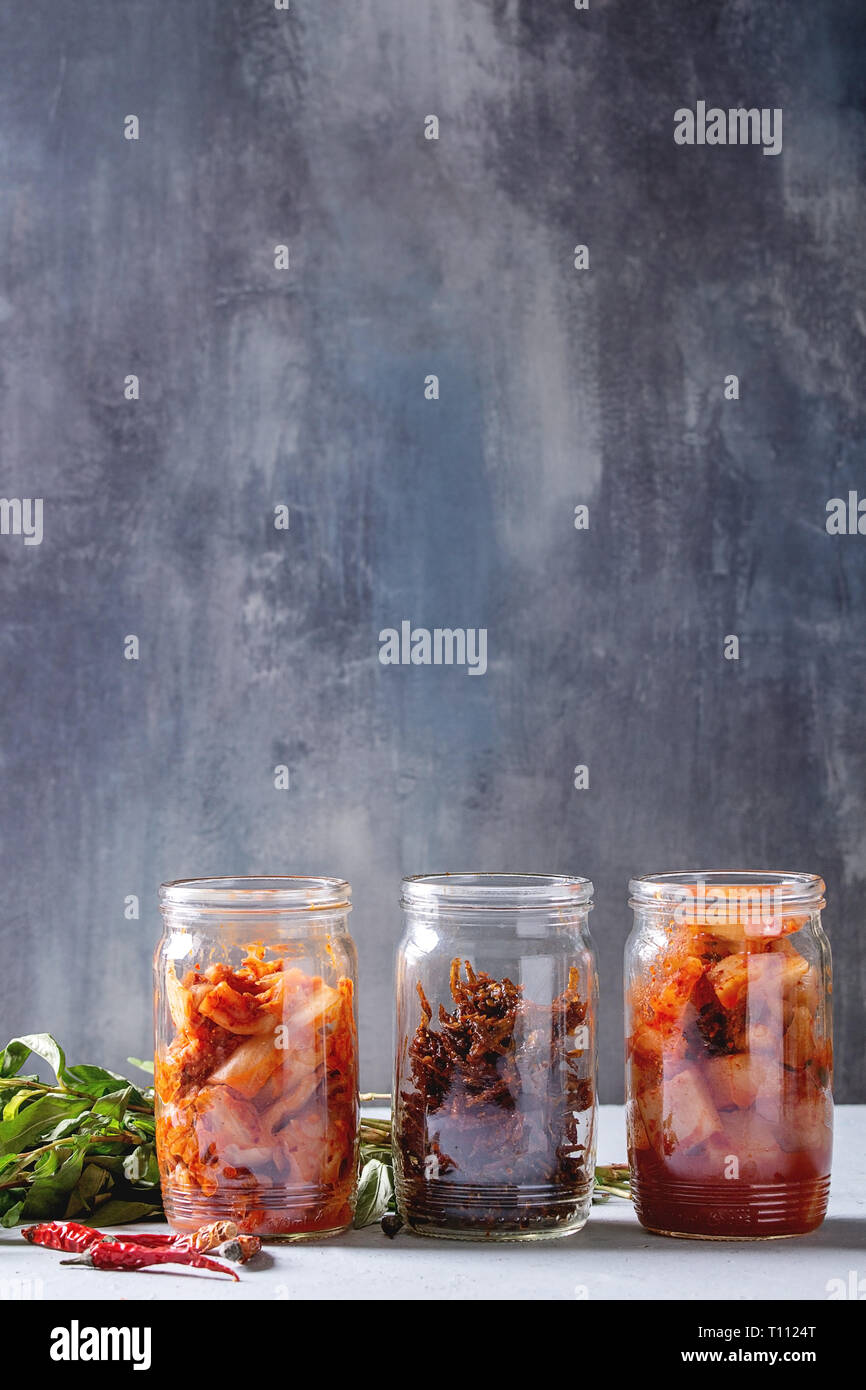 Korean appetizer kimchi Stock Photo - Alamy