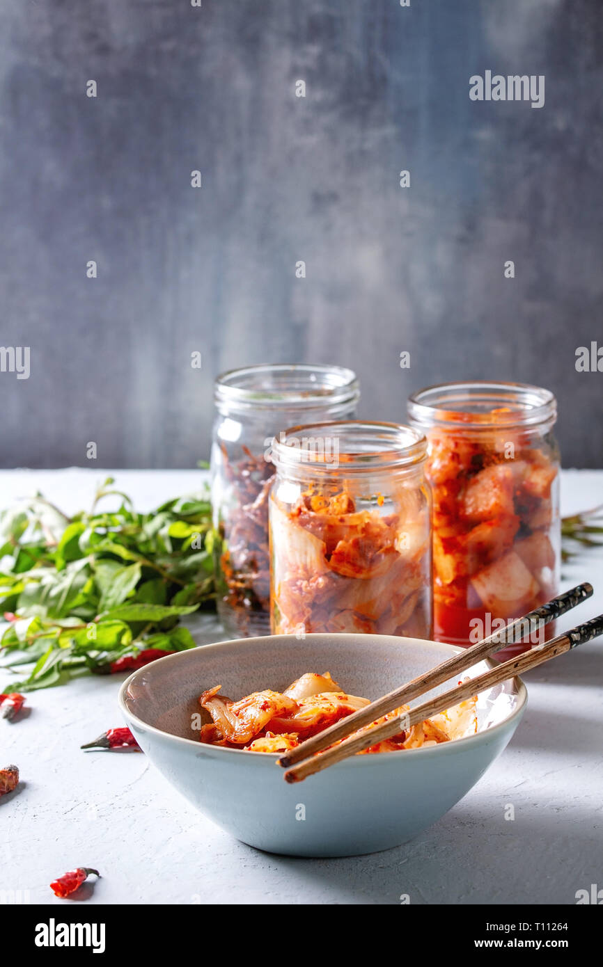 Korean appetizer kimchi Stock Photo - Alamy