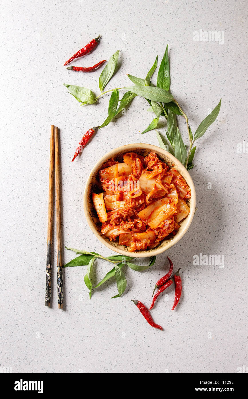 Korean appetizer kimchi Stock Photo - Alamy