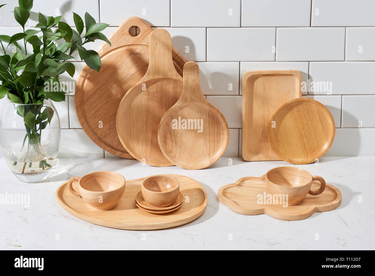 Kitchen utensils background with a blank space for a text, home kitchen ...