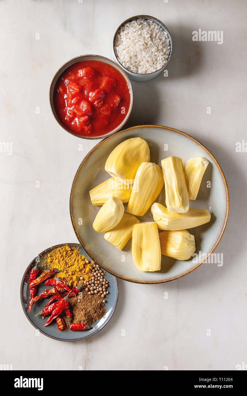 Ripe peeled jackfruit Stock Photo - Alamy