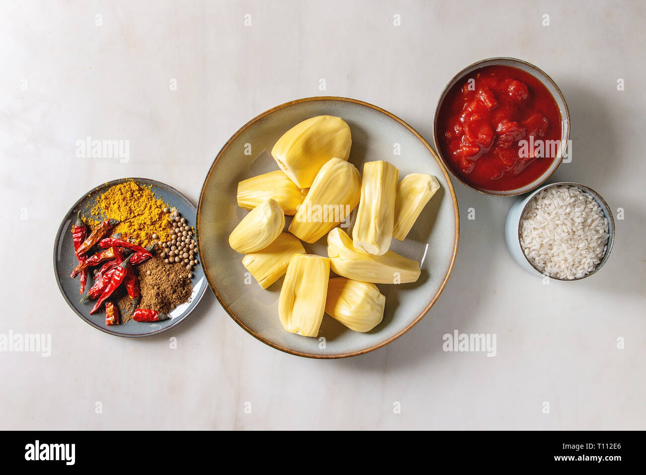 Ripe peeled jackfruit Stock Photo - Alamy