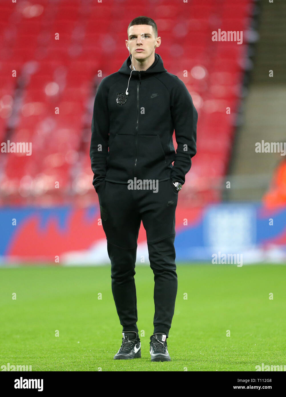 England's Declan Rice ahead of the UEFA Euro 2020 Qualifying, Group A ...