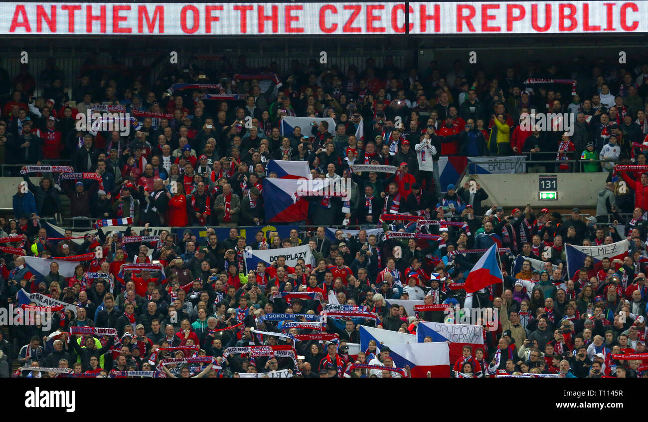 Czech republic fans in the stands hi-res stock photography and images ...