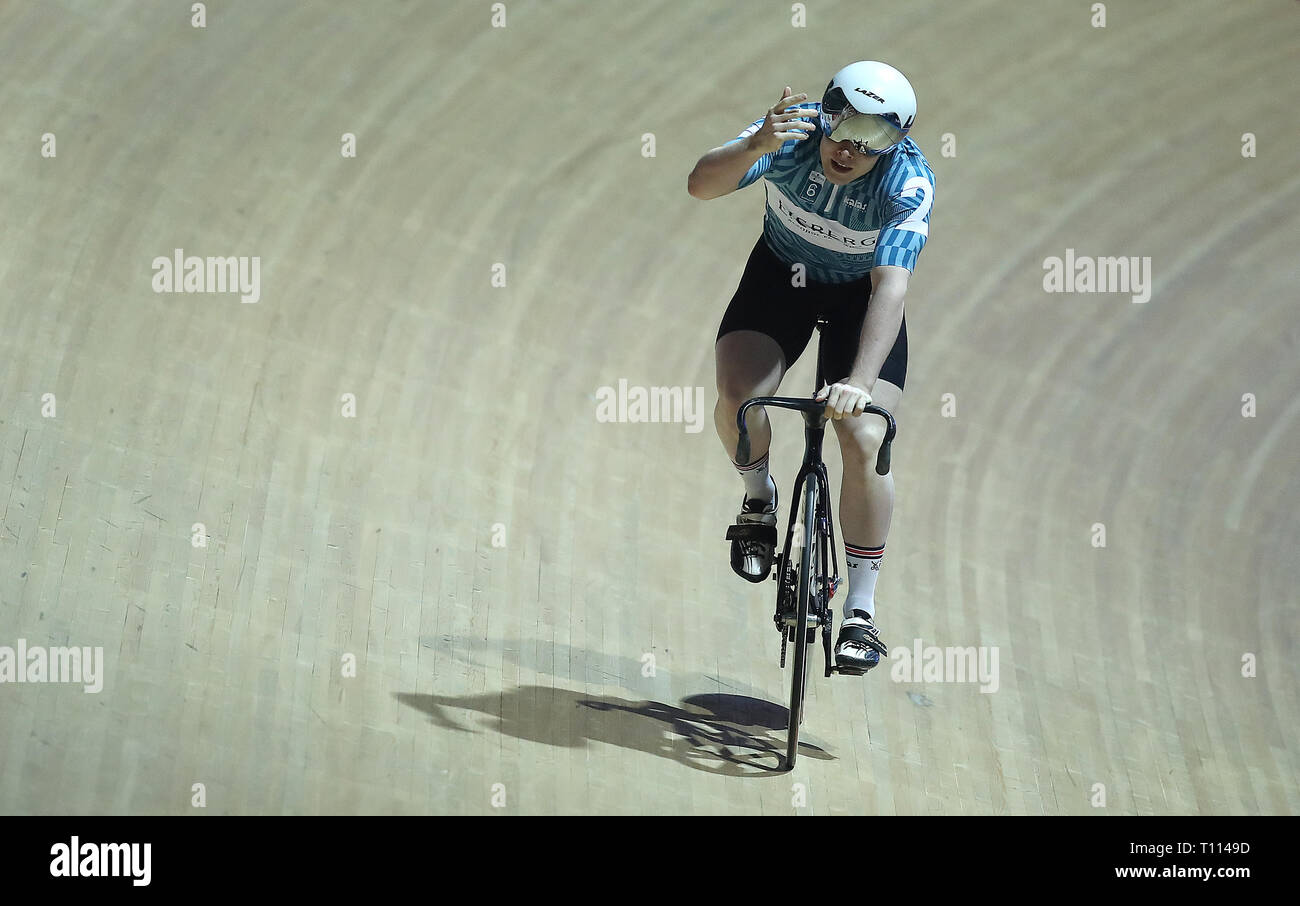 Great Britain's Jack Carlin celebrates winning the Men's 250m Time ...