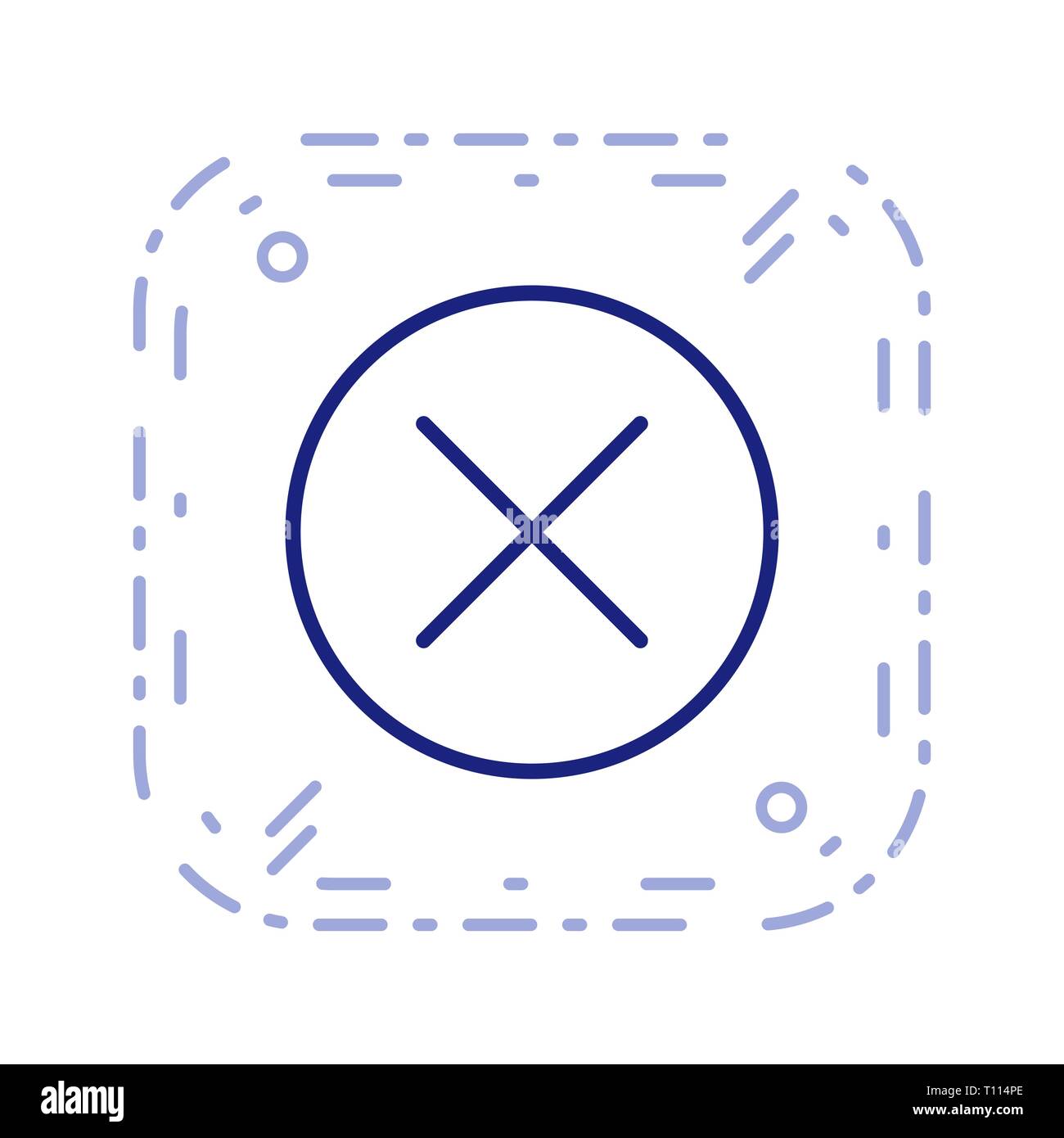 Cancel all its 2 Cut Out Stock Images & Pictures - Alamy