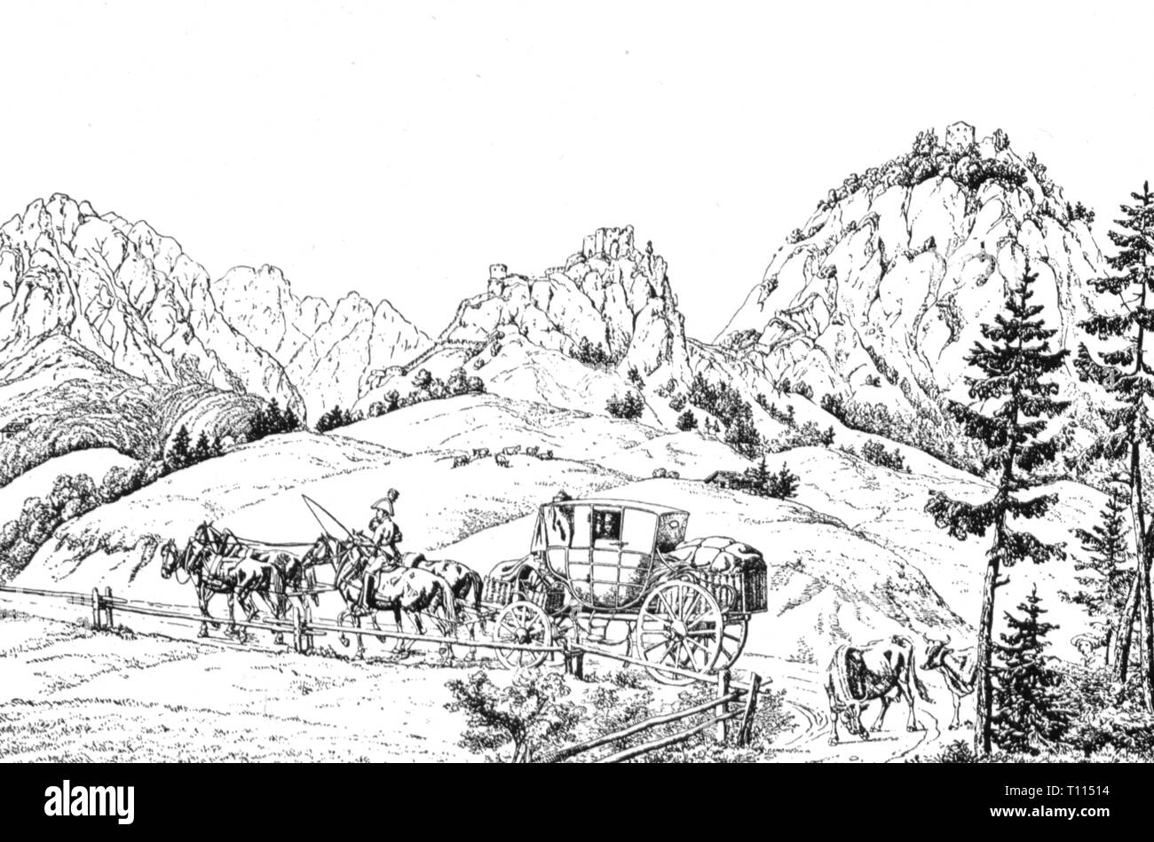 Stagecoach mail hi-res stock photography and images - Alamy