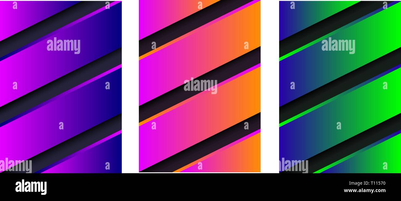 Abstract vector background with stripes. Vector illustration. Vibrant ...