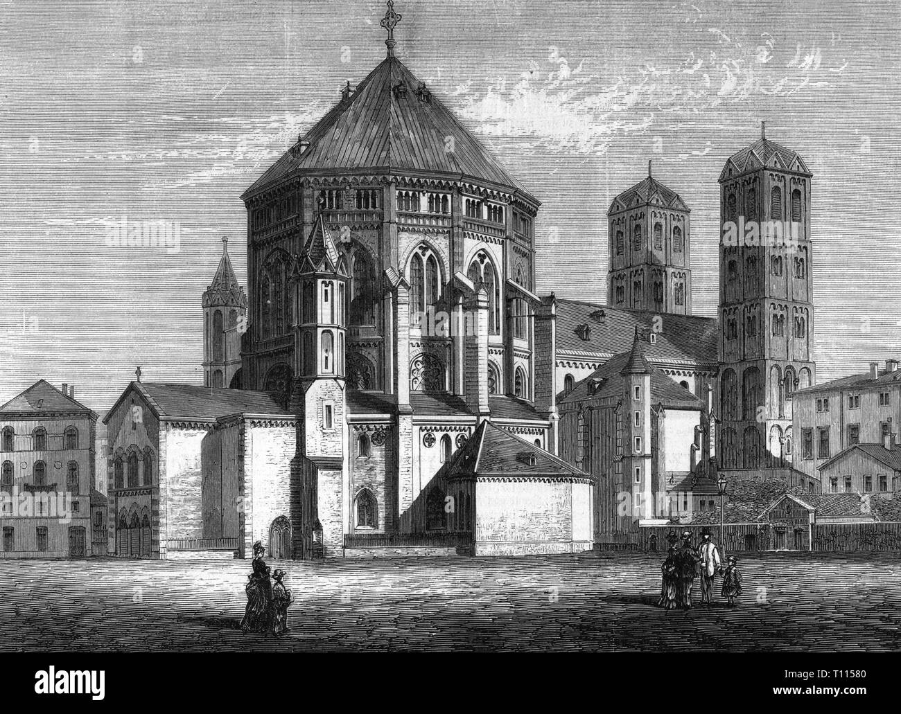 geography / travel historic, Germany, cities and communities, Cologne ...