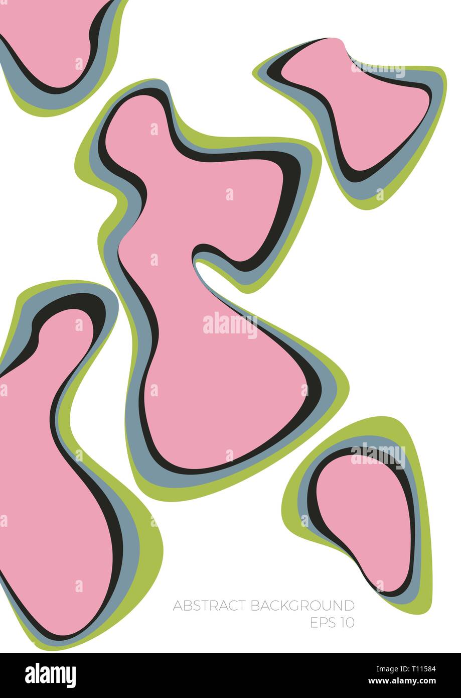 Abstract shapes background. Vector illustration Stock Vector Image ...