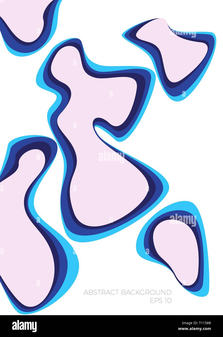 Abstract shapes background. Vector illustration Stock Vector Image ...