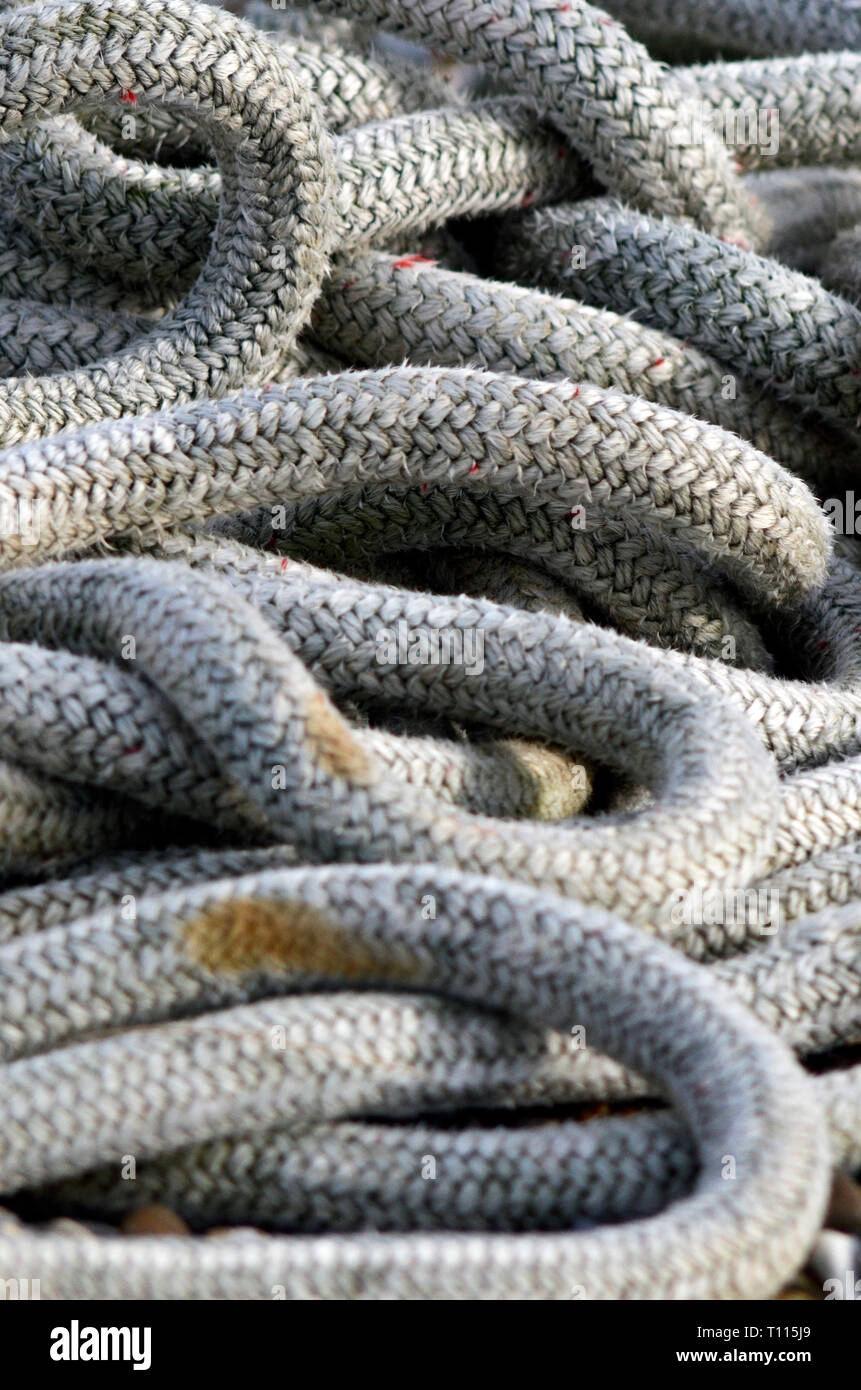 coiled woven rope Stock Photo - Alamy