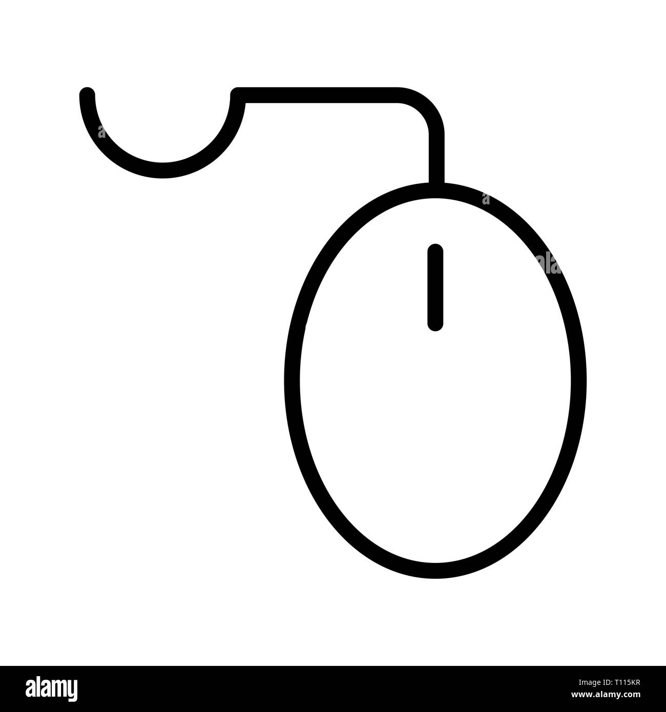 Vector Mouse Icon Stock Photo - Alamy