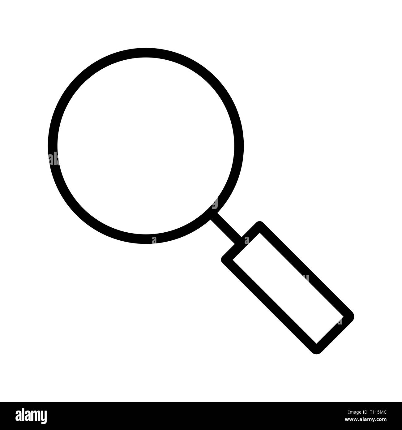 Vector Search Icon Stock Photo - Alamy