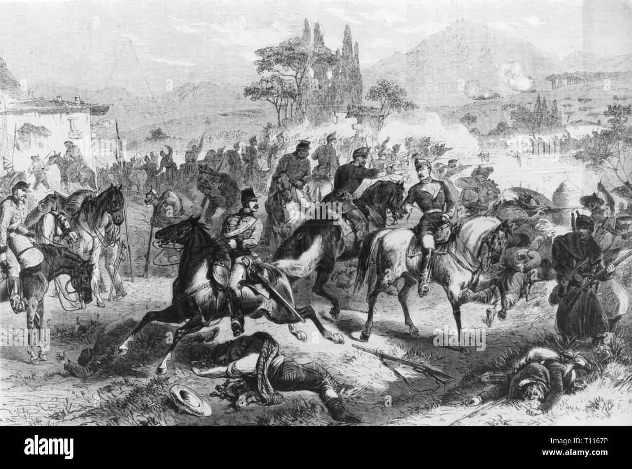 Spanish succession conflict 1868 - 1870, September Revolution, Battle ...