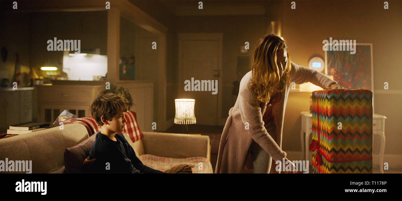 Gabriel Bateman and Aubrey Plaza in a scene from the ©Orion Pictures ...