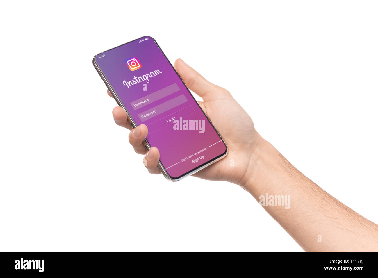Instagram profile screen hi-res stock photography and images - Alamy